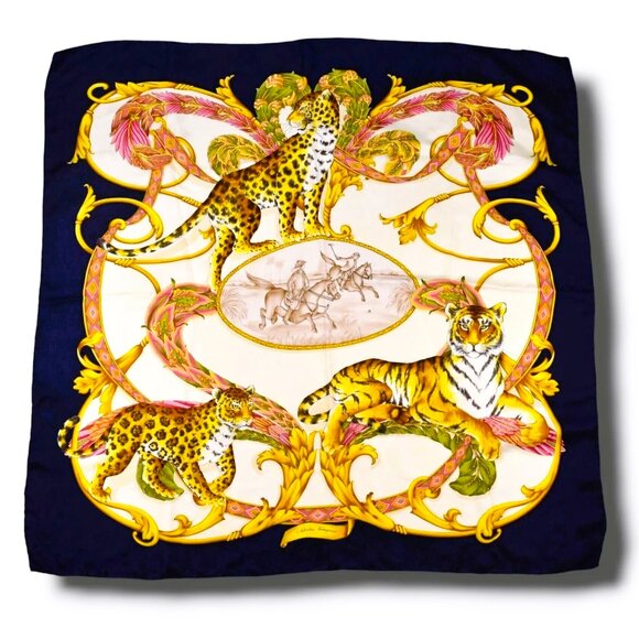 Salvatore Ferragamo | Accessories | Vintage Salvatore Ferragamo Silk ...